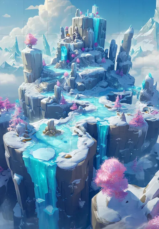 Clash Royale Map Landscapes Midjourney Prompt | PromptBase