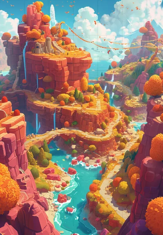 Clash Royale Map Landscapes Midjourney Prompt | PromptBase