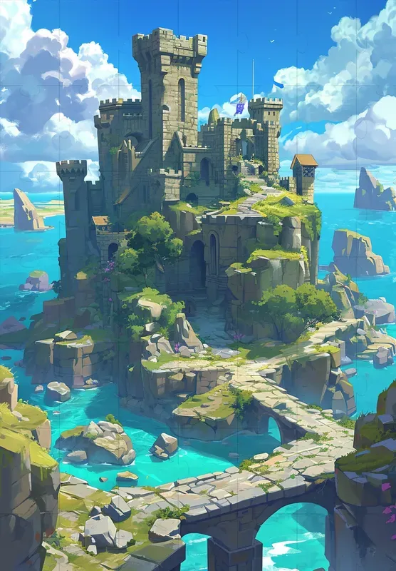 Clash Royale Map Landscapes Midjourney Prompt | PromptBase