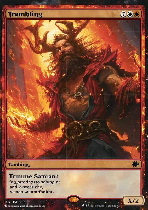 Magic The Gathering Card Templates Midjourney Prompt | PromptBase