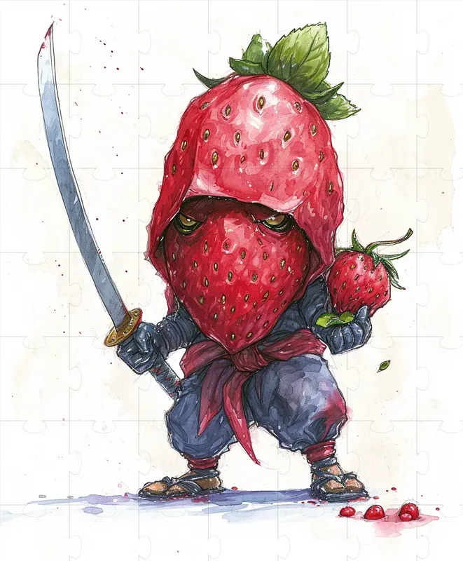 Fruit Ninja Shape Chara Designs Midjourney Prompt | PromptBase