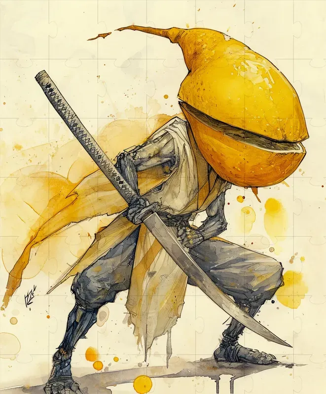 Fruit Ninja Shape Chara Designs Midjourney Prompt | PromptBase