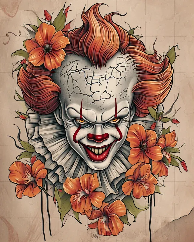 Horror Tattoo Designs Midjourney Prompt | PromptBase