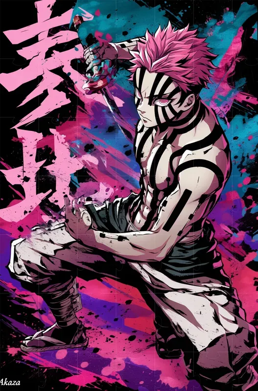 Demon Slayer T-shirt Design 2nd Versions Midjourney Prompt | PromptBase