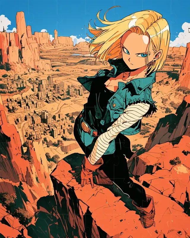 Dbz Dragon Ball Characters Landscapes Midjourney Prompt | PromptBase