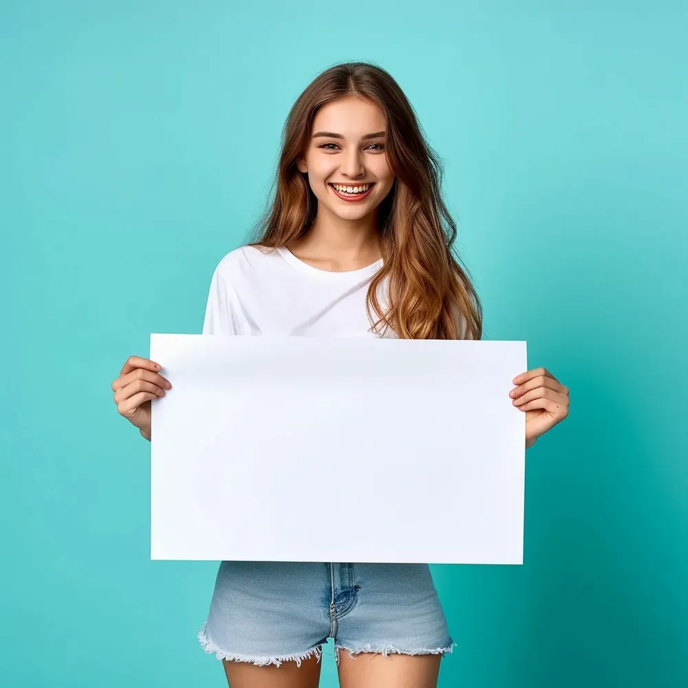 Mockup Advertising Happy People Midjourney Prompt | PromptBase