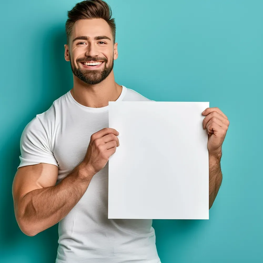 Mockup Advertising Happy People Midjourney Prompt | PromptBase