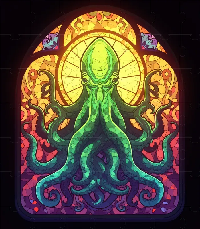 Stained Glass Window Dungeons And Dragons Midjourney Prompt | PromptBase