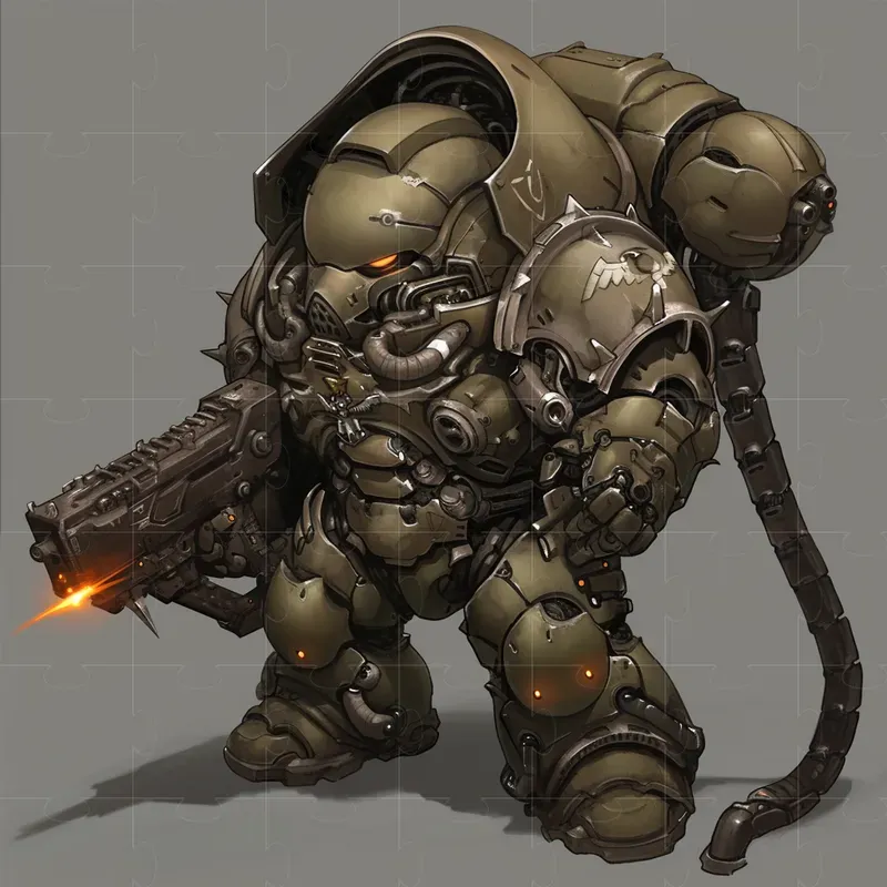 Warhammer Isometric Chibi Characters Midjourney Prompt | PromptBase