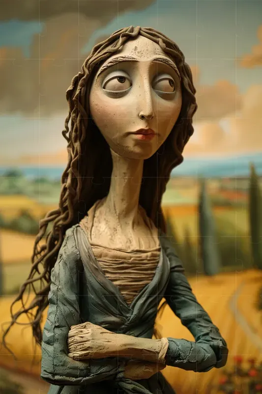 Stop Motion Animation Sculptures Midjourney Prompt | PromptBase