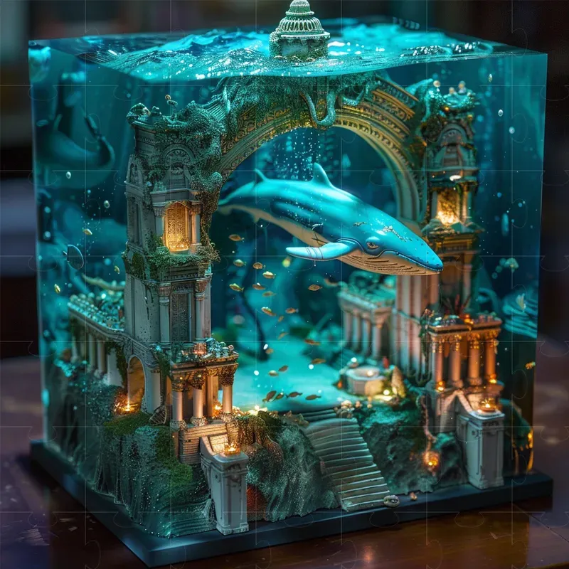 Epoxy Resin Dioramas Midjourney Prompt | PromptBase