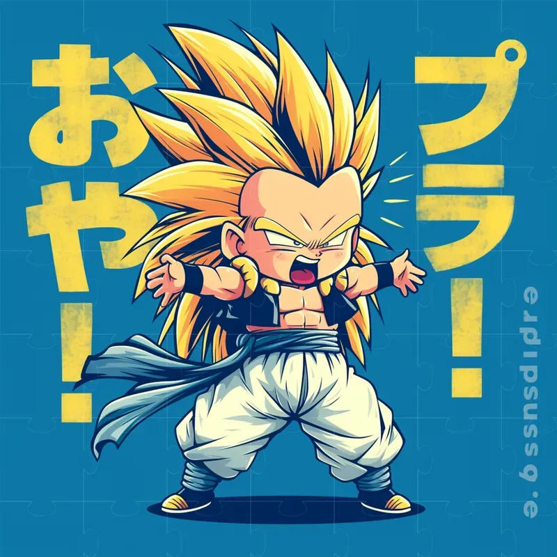 Chibi Dbz T Shirt Designs Midjourney Prompt | PromptBase