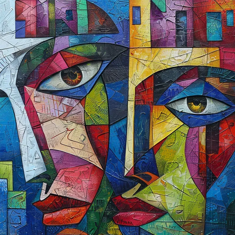 Pablo Picasso Cubism Paintings Midjourney Prompt | PromptBase