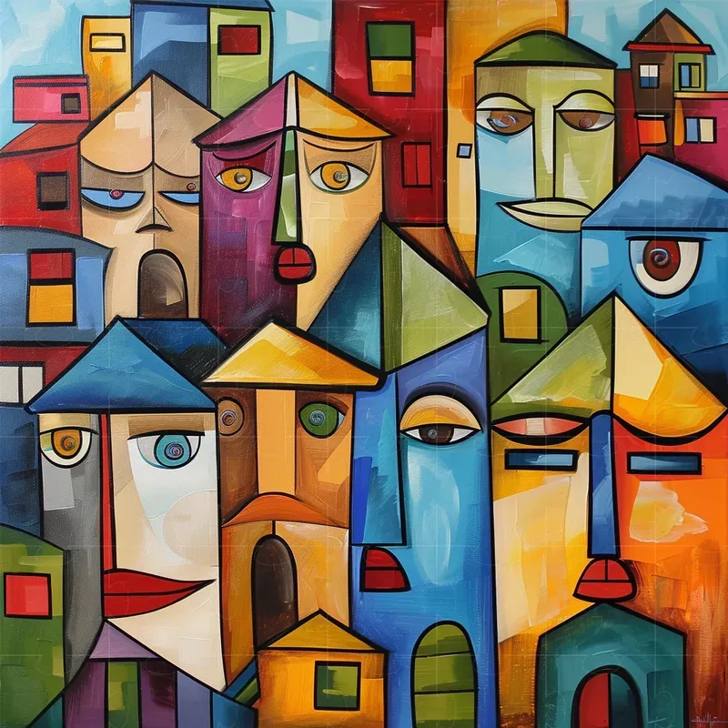 Pablo Picasso Cubism Paintings Midjourney Prompt | PromptBase