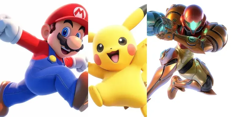Nintendo Characters On White Backgrounds Midjourney Prompt | PromptBase