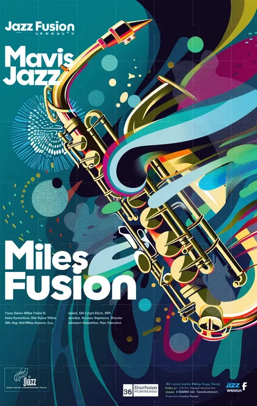 Modern Posters For Concerts Midjourney Prompt | PromptBase