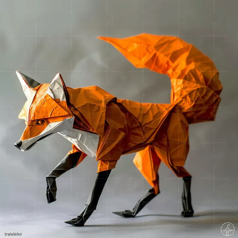 Origami Realistic Papers Midjourney Prompt | PromptBase