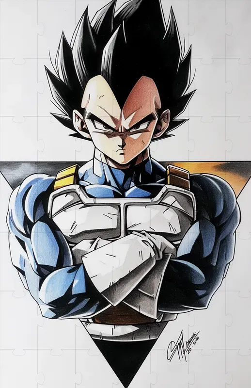 Simple Dbz Drawing Characters Midjourney Prompt | PromptBase