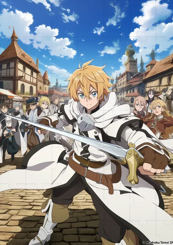 Anime Posters Of Mushoku Tensei Midjourney Prompt | PromptBase