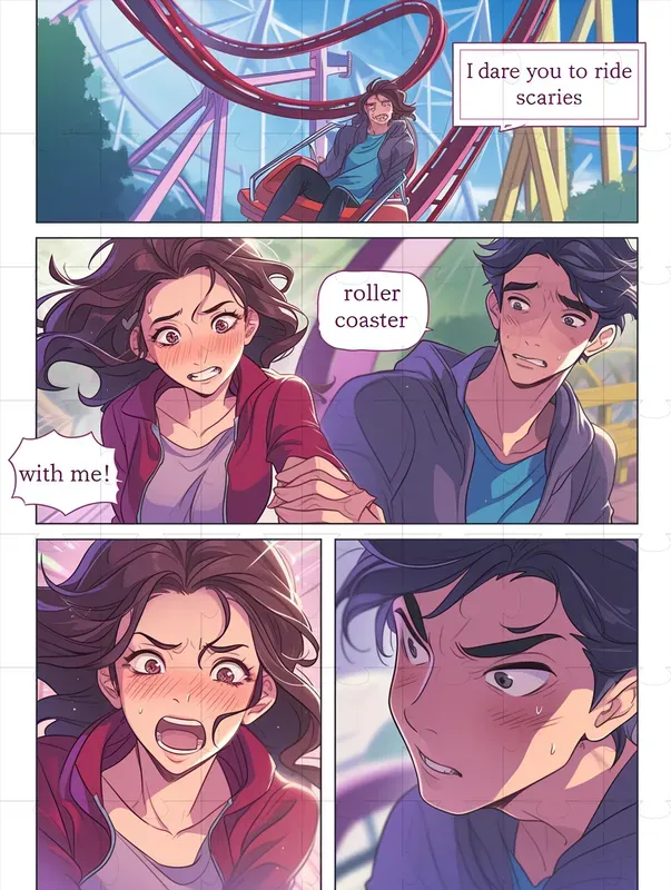 Webtoon Panel Comics Midjourney Prompt | PromptBase