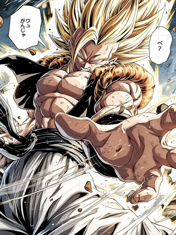 Dbz Colored Panel Pages Midjourney Prompt | PromptBase