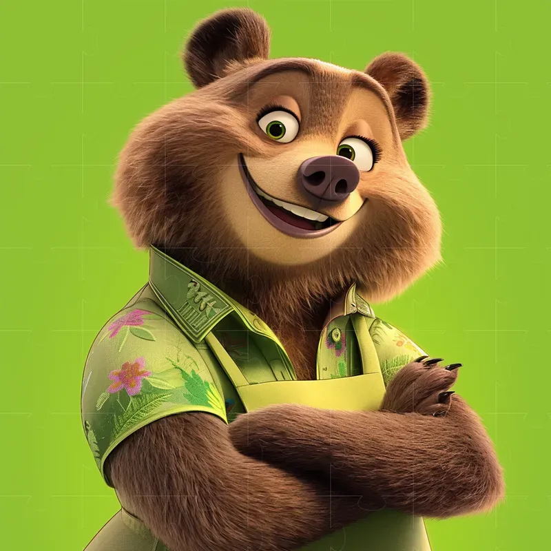 3D Zootopia Portrait Characters Midjourney Prompt | PromptBase