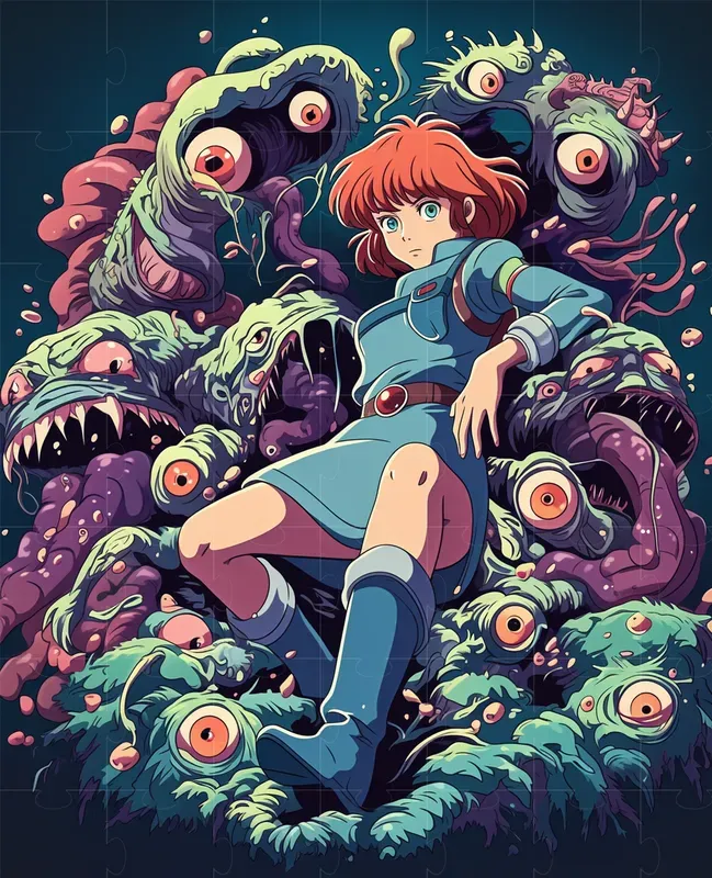 Anime Vector Studio Ghibli Tshirts Midjourney Prompt | PromptBase