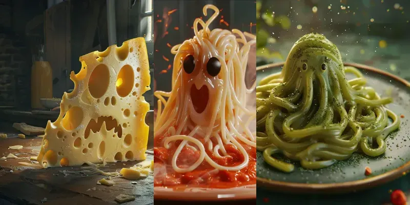 Monster Foods Pixar Style Midjourney Prompt | PromptBase