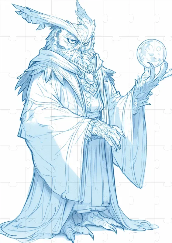 Anthropomorphic Animal Warrior Blue Pens Midjourney Prompt | PromptBase