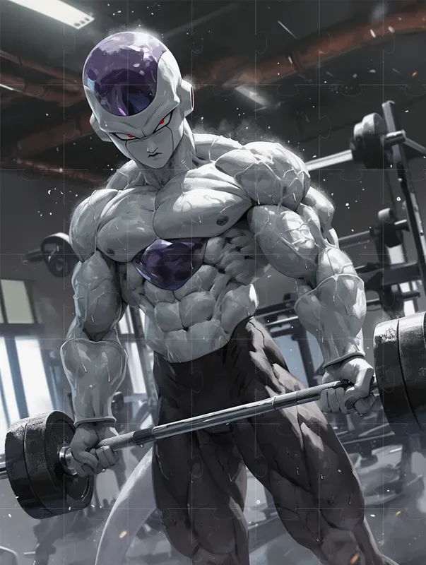 Manga Character Training Gym Workouts Midjourney Prompt | PromptBase