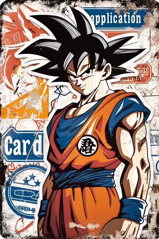 Dbz Sticker Graffiti Covers Midjourney Prompt | PromptBase