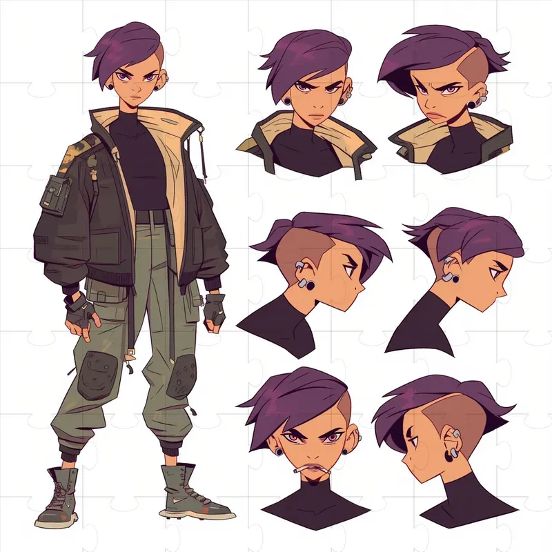 Pixar Style Character Sheets Midjourney Prompt | PromptBase