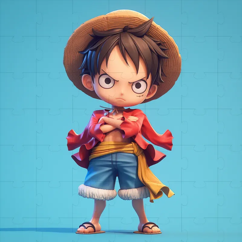 3D Render Chibi Manga Characters Midjourney Prompt | PromptBase