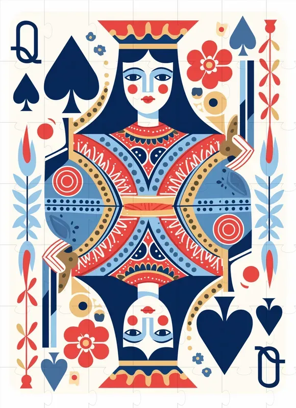 Retro Simple Playing Card Games Midjourney Prompt | PromptBase