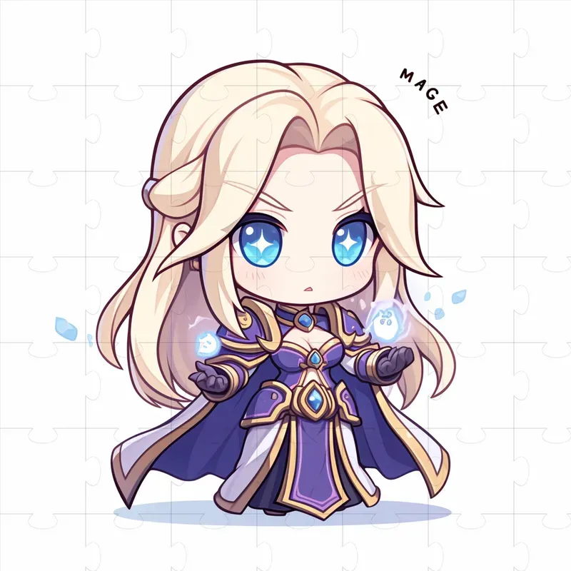 Chibi Kawai Cute Warcraft Characters Midjourney Prompt | PromptBase