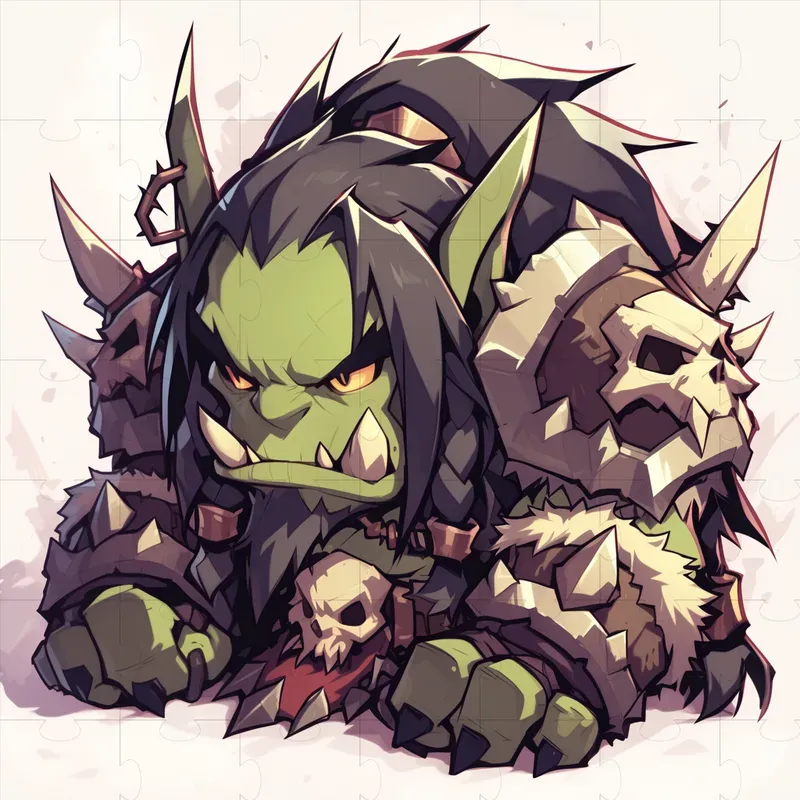 Chibi Kawai Cute Warcraft Characters Midjourney Prompt | PromptBase