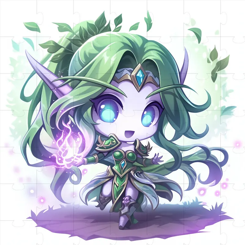 Chibi Kawai Cute Warcraft Characters Midjourney Prompt | PromptBase