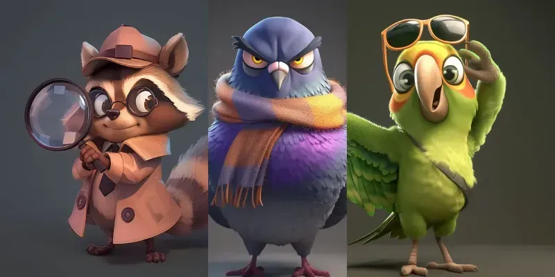 Pixar Animal 3d Model Generator App | PromptBase