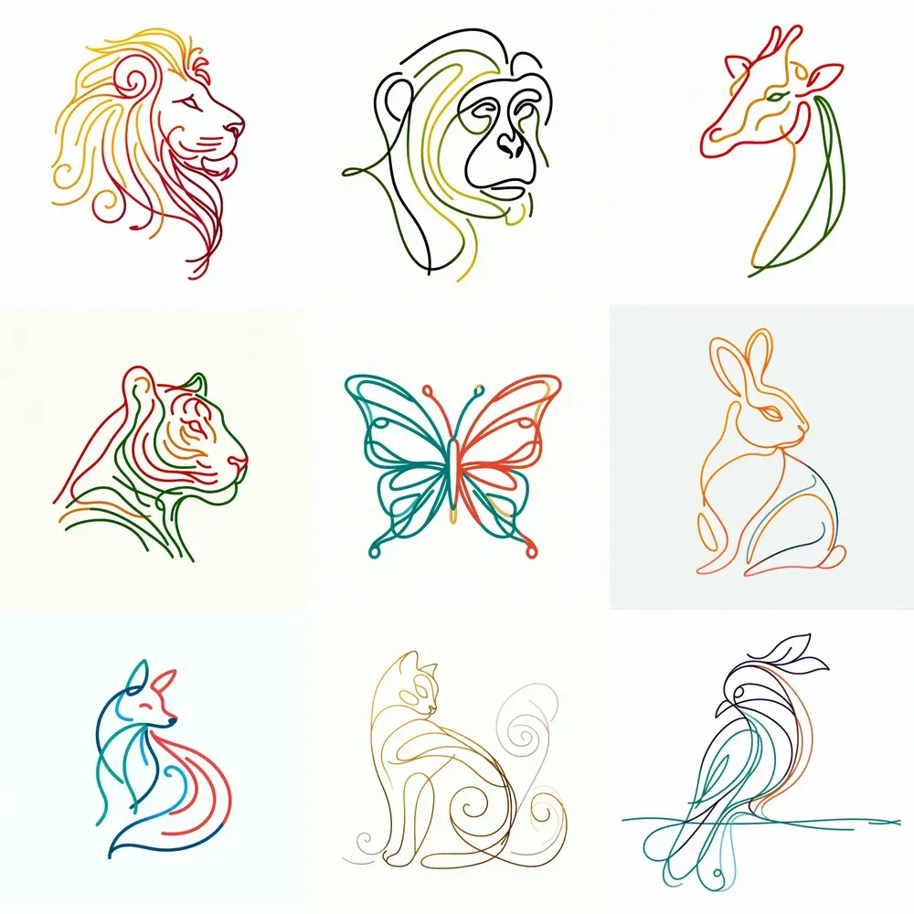 Line Art Tshirt Designs DALL·E Prompt | PromptBase