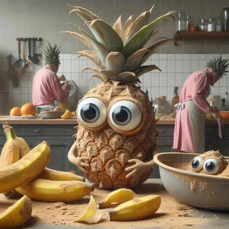 Surreal Kitchen Encounters DALL·E Prompt | PromptBase