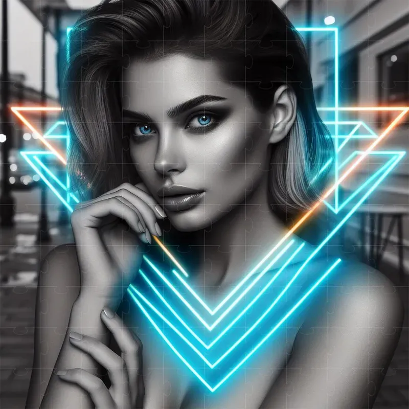 Neon Noir Portraits DALL·E Prompt | PromptBase