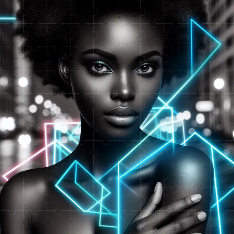 Neon Noir Portraits DALL·E Prompt | PromptBase