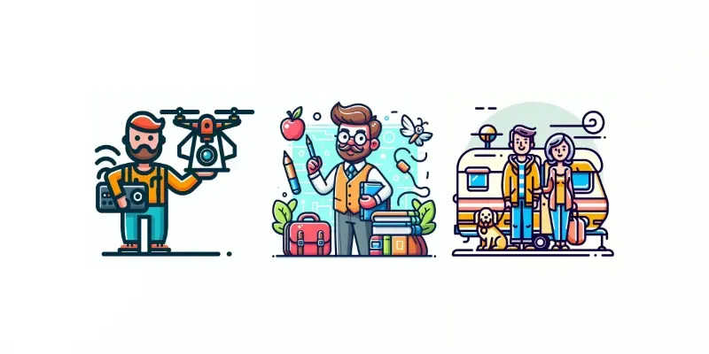 Versatile Cartoon Vector Icons DALL·E Prompt | PromptBase