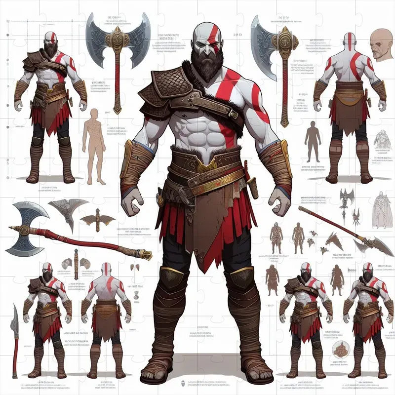 3D Character Blueprints DALL·E Prompt | PromptBase