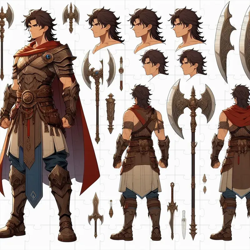 3D Character Blueprints DALL·E Prompt | PromptBase