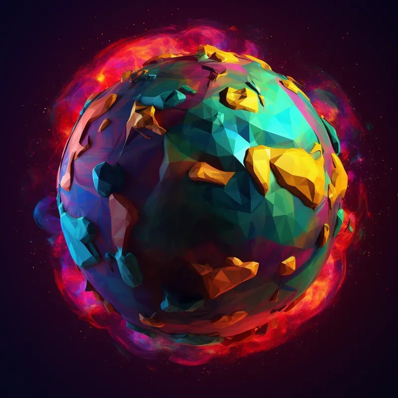 Abstract Planets Midjourney Prompt | PromptBase