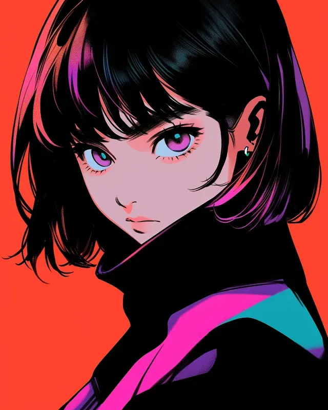 Anime Characters In Pop Art Style Midjourney Prompt | PromptBase