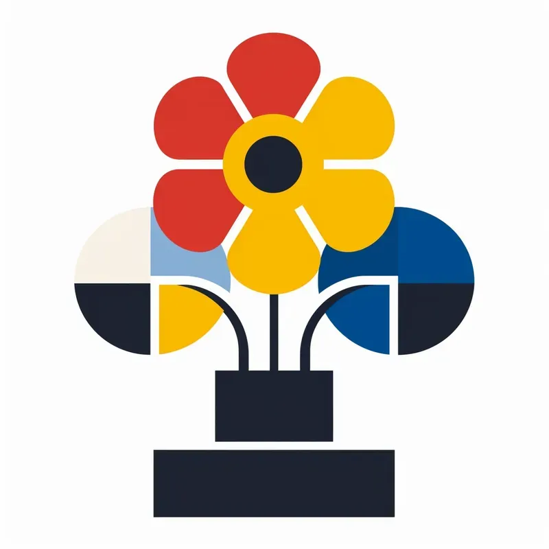 Bauhaus Style Icons Midjourney Prompt | PromptBase