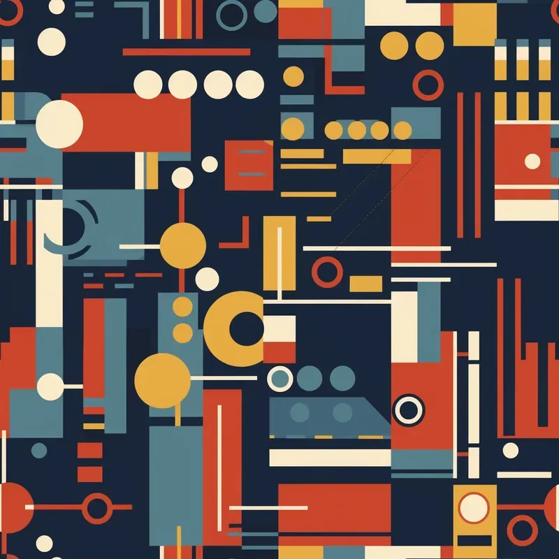 Bauhaus Style Patterns Midjourney Prompt | PromptBase