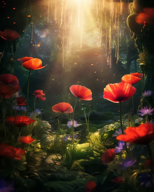 Fantasies Flora And Fauna Midjourney Prompt | PromptBase